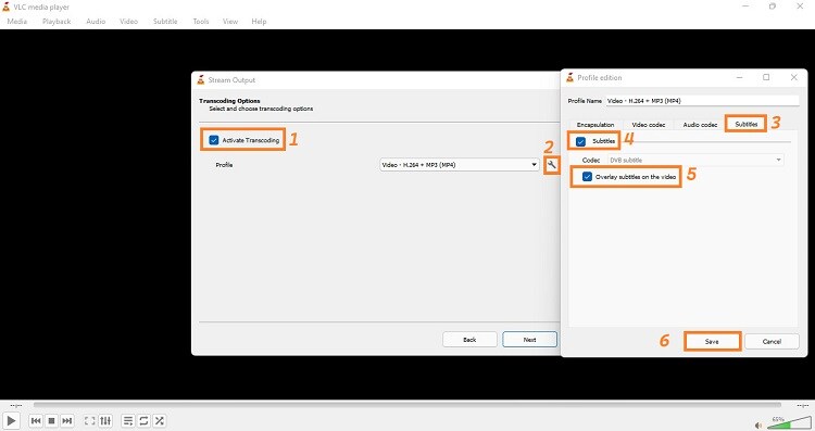 How To Hardcode Subtitles In VLC