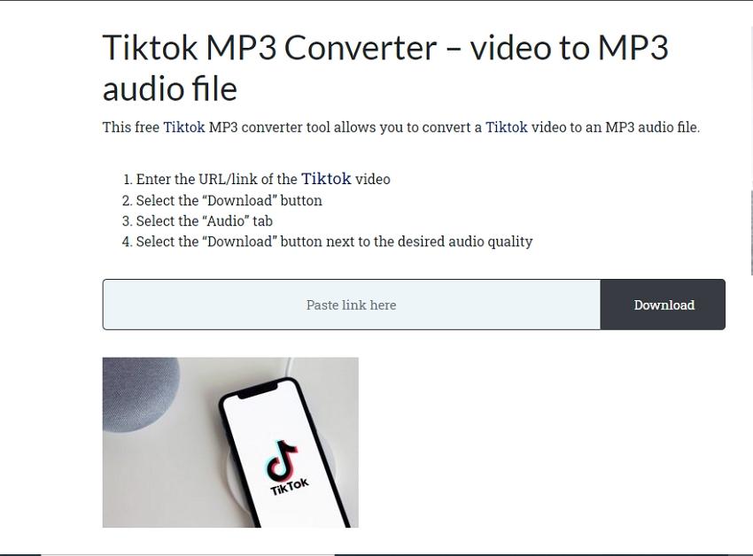 Tik Tok Sound Converter Rongk